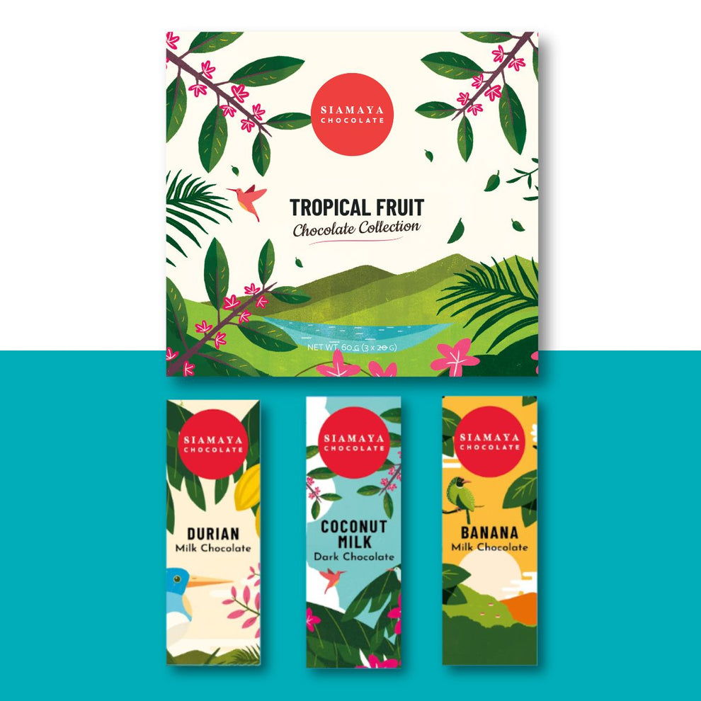 Tropical Fruit - Chocolate Collection Gift Set – Siamaya Chocolate